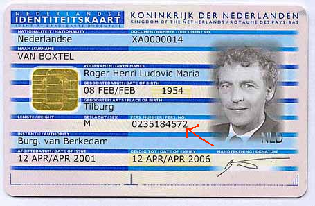 staat op mijn id kaar mijn bs nummer zo ja waar? - GoeieVraag