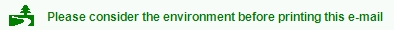 Heeft het het onderschrift "Please consider the environment before ...