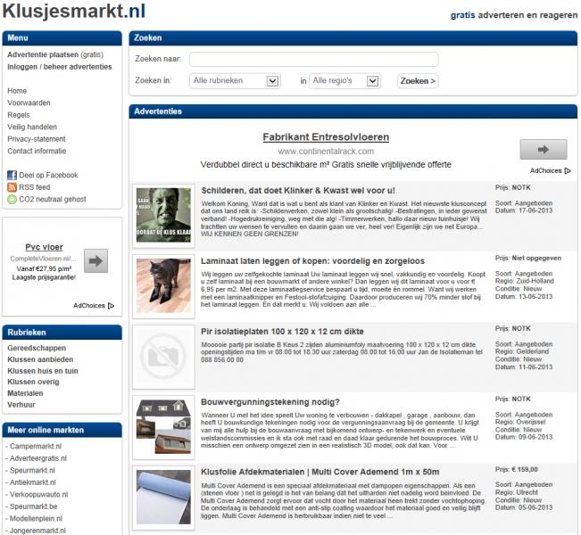 Klus startpagina.nl - uw klus door ons gevonden - klus thema